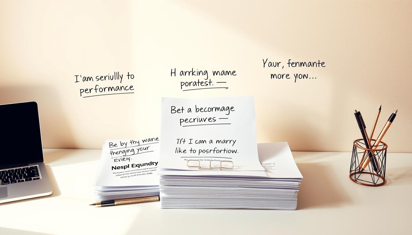 Performance review phrases (self-evaluation examples)