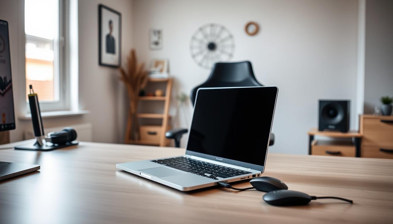 Remote work setup checklist (desk, webcam, net, backups)