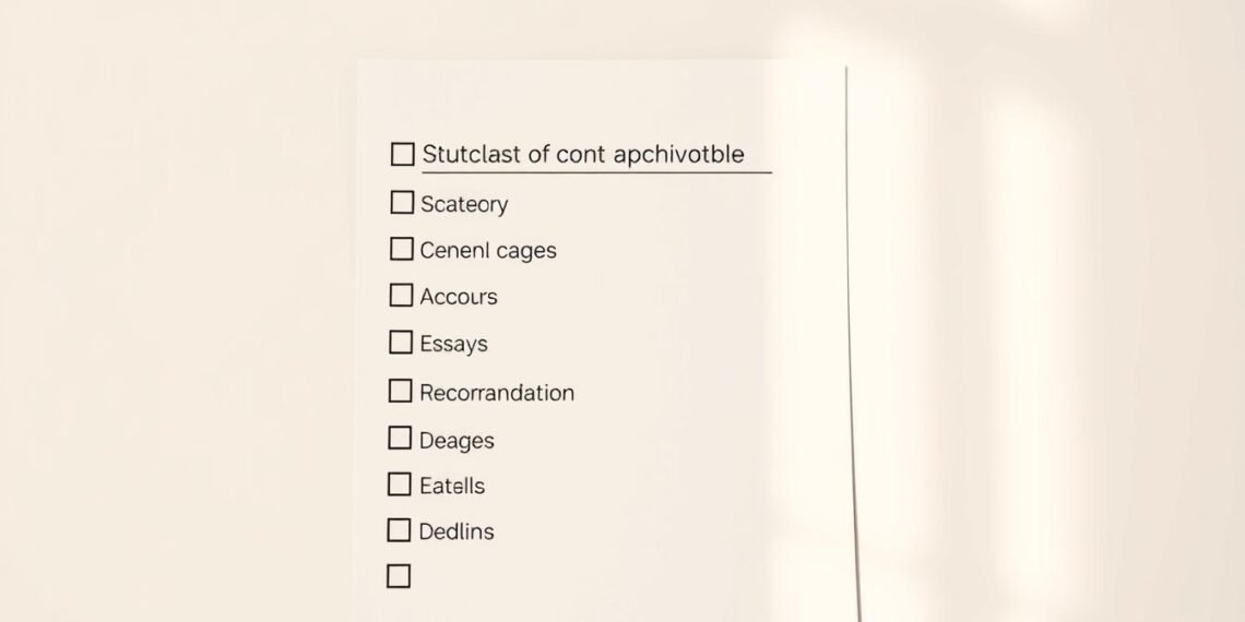 Scholarship application checklist (before you submit)