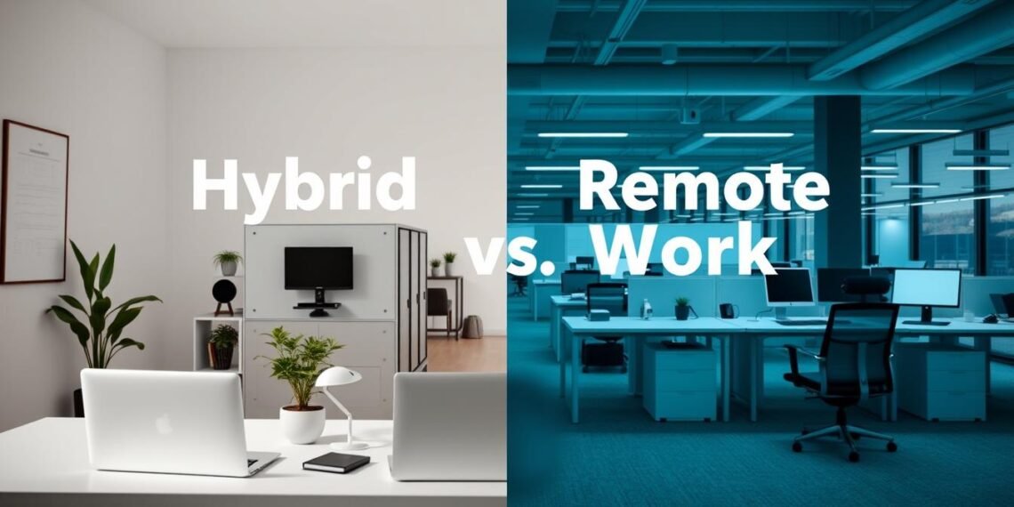 Hybrid vs Remote: Work Arrangements Compared